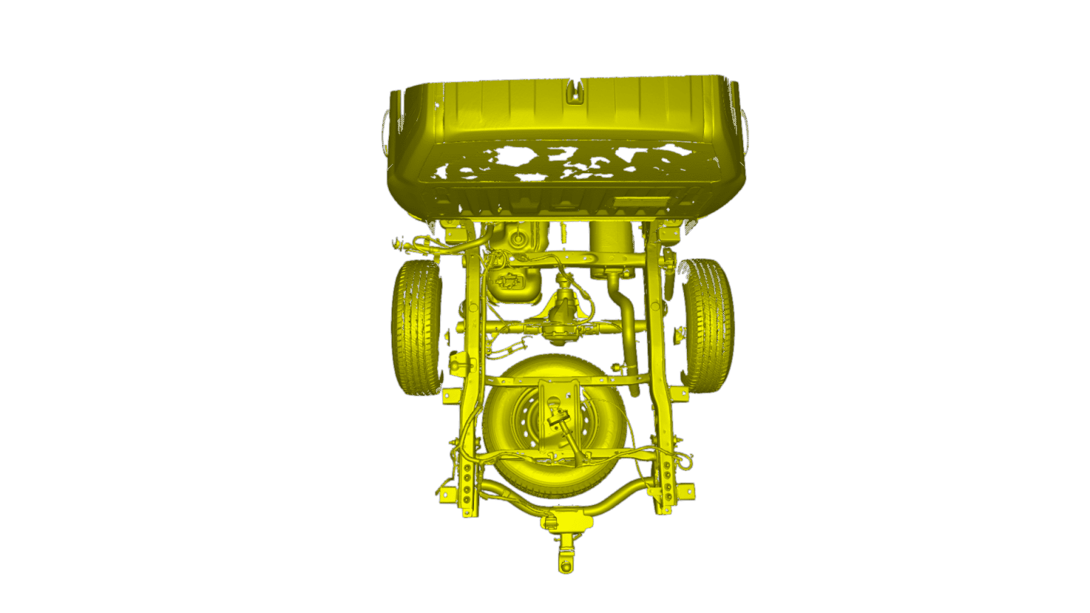 3D Scanning Of Ford Ranger Chassis - 3DMEK