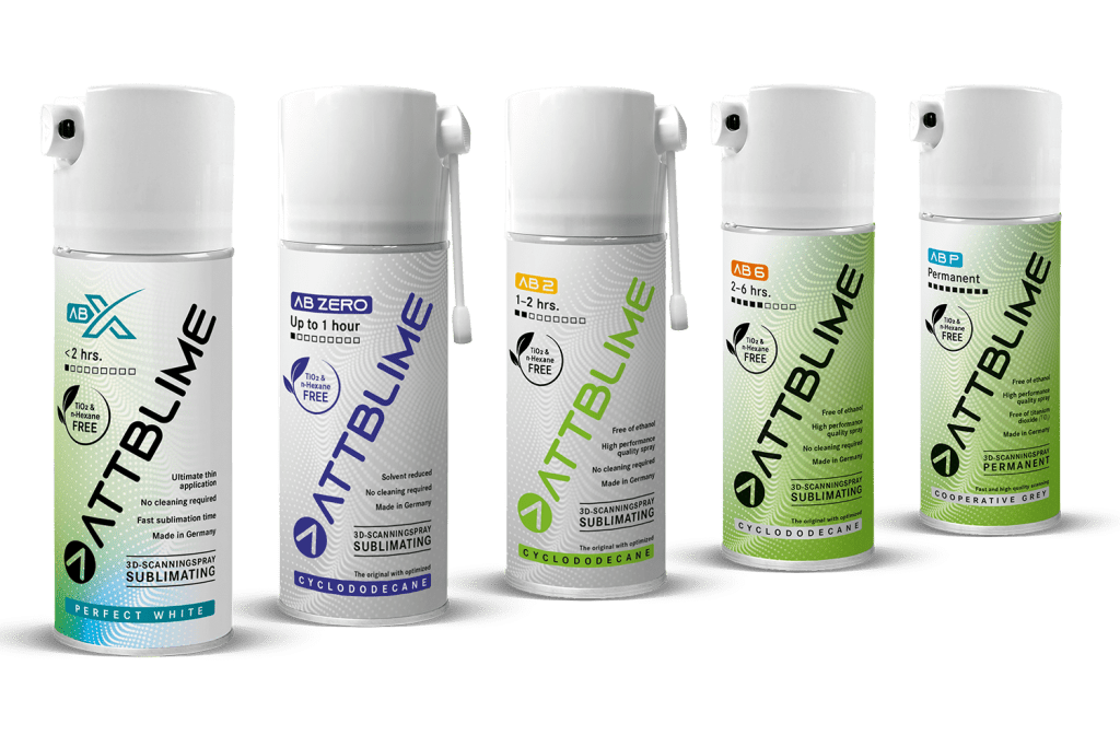 3D Scanning Spray From ATTBLIME - 3DMEK
